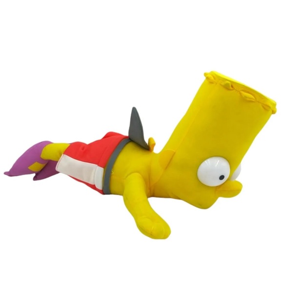 Simpsons | Toys | The Simpsons Bart Simpson Shark Fin Swimming Jumbo ...